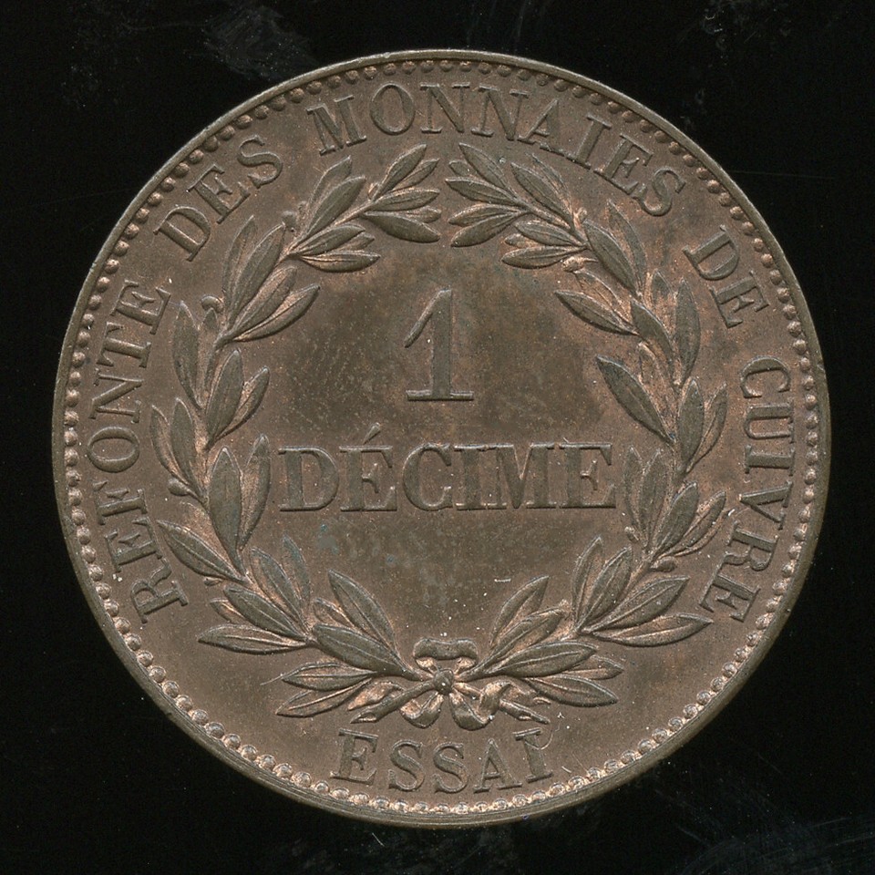 Louis-Philippe The1st (1830-1848) Test Of Decimated 1841 | eBay UK