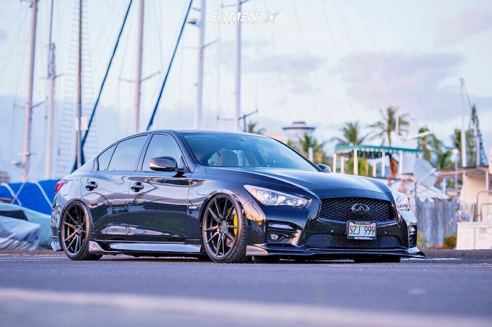 19” ROHANA RFX2 MATTE BLACK CONCAVE WHEELS RIMS FOR G35 G37 M35 M37 Q50 ...