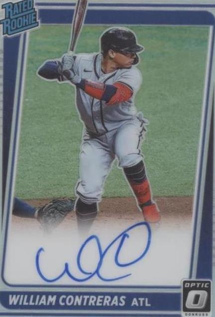 2021 Panini Donruss Optic - Rated Rookie Signatures William Contreras # ...