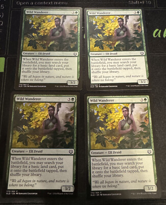 Wild Wanderer X4 Kaladesh Magic the Gathering MTG | eBay