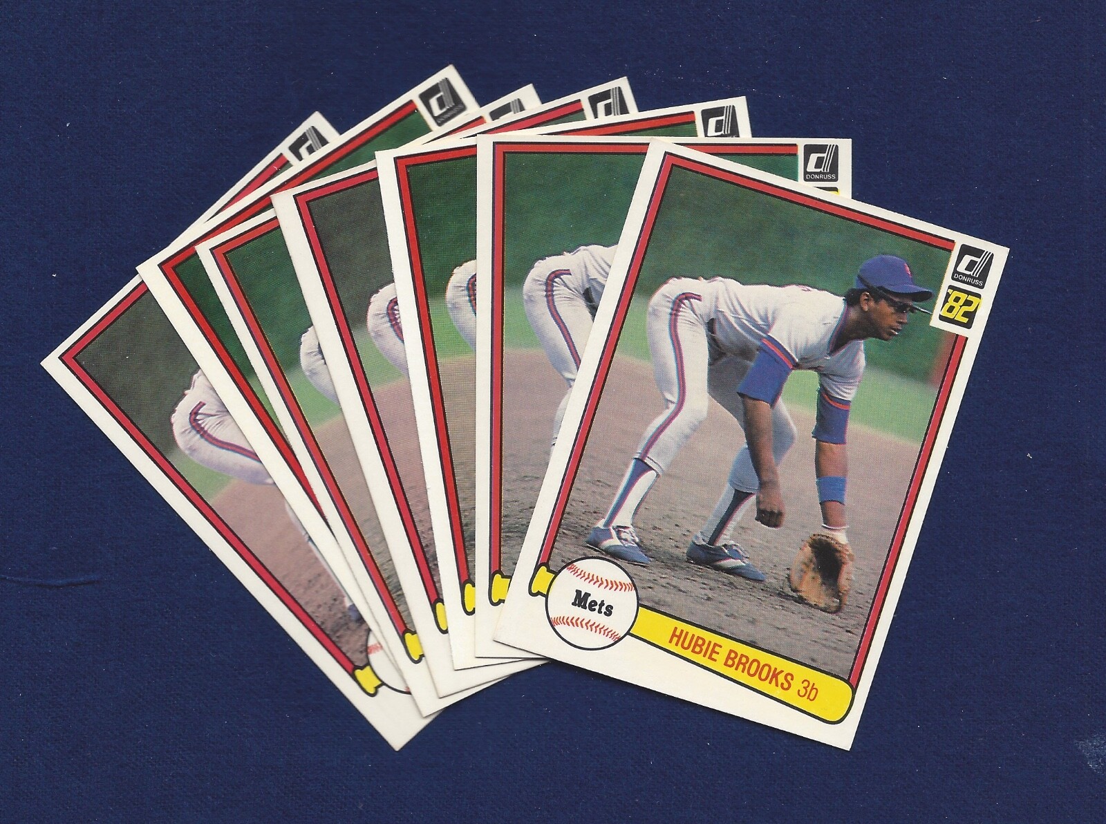 LOT OF SEVEN 1982 DONRUSS #476 HUBIE BROOKS ROOKIE CARD .99 SHIPPING | eBay
