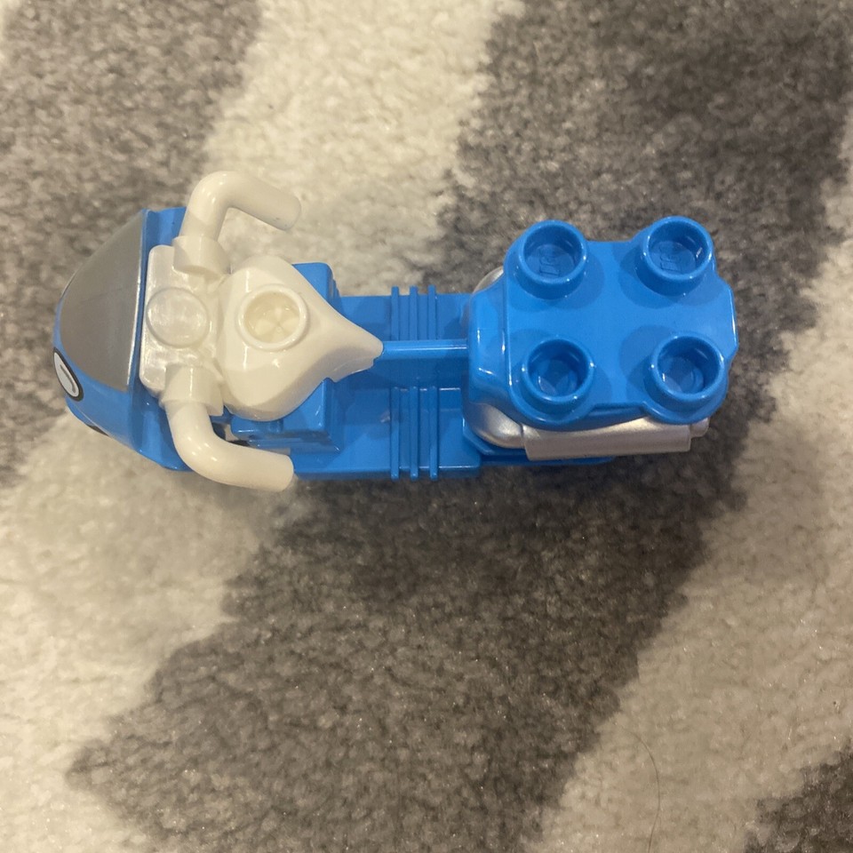 Lego Duplo Blue Motorcycle Motorbike Motor Cycle Bike Replacement NO ...