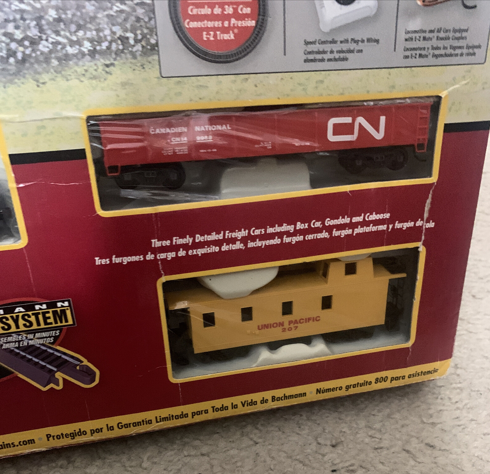 HO Scale Bachmann 692 Union Pacific UP Pacific Flyer Train Set w/Steel ...