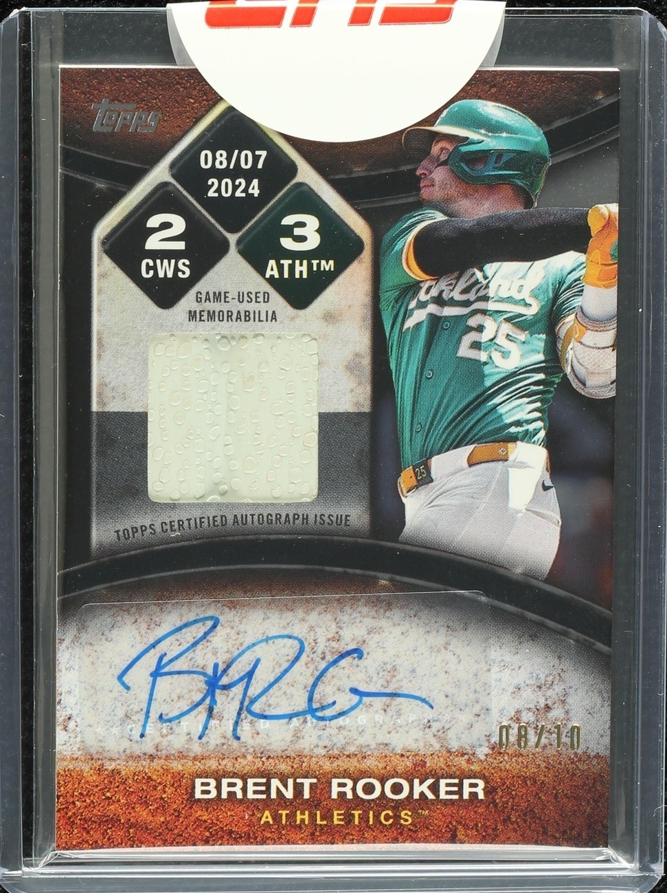2025 Topps Series 2 - Rounding the Bases Autograph Relics Brent Rooker ...