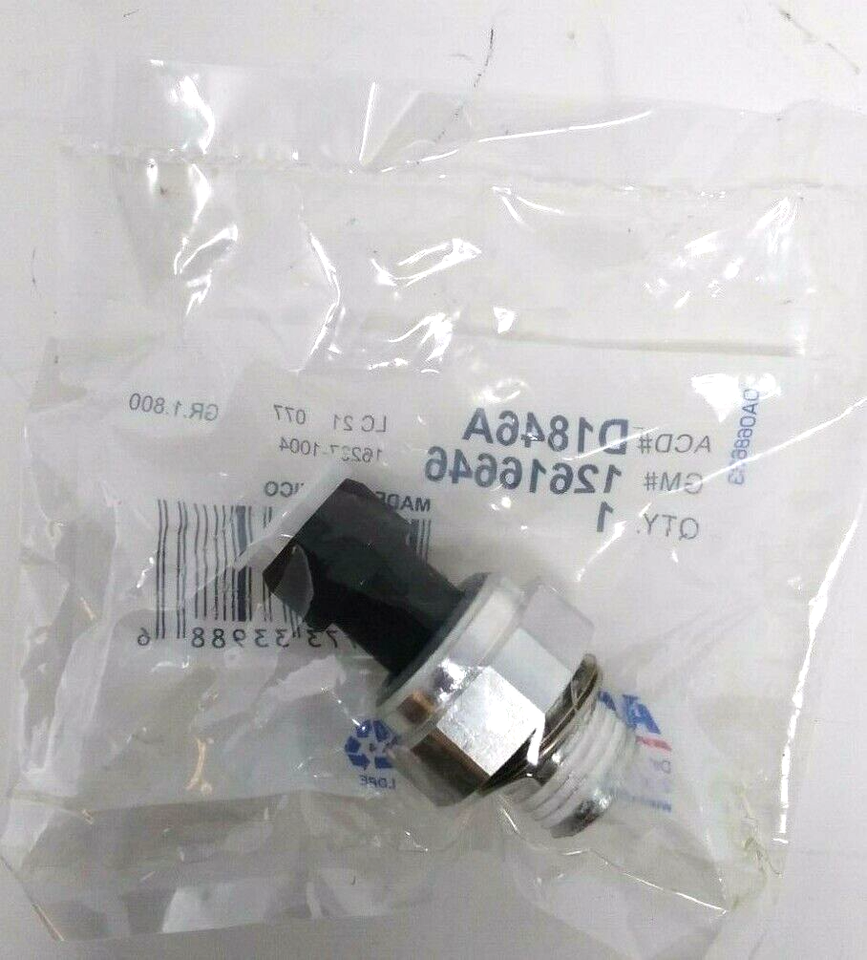 ACDelco 12616646 GM Original Equipment Engine Oil Pressure Sensor | eBay