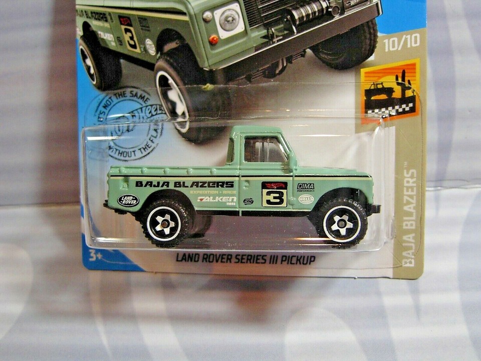 2020 HOT WHEELS ''BAJA BLAZERS'' #3 = LAND ROVER SERIES III PICKUP ...
