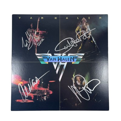 Van Halen JSA Signed Autographed Vinyl Album David Lee Roth Eddie Alex ...
