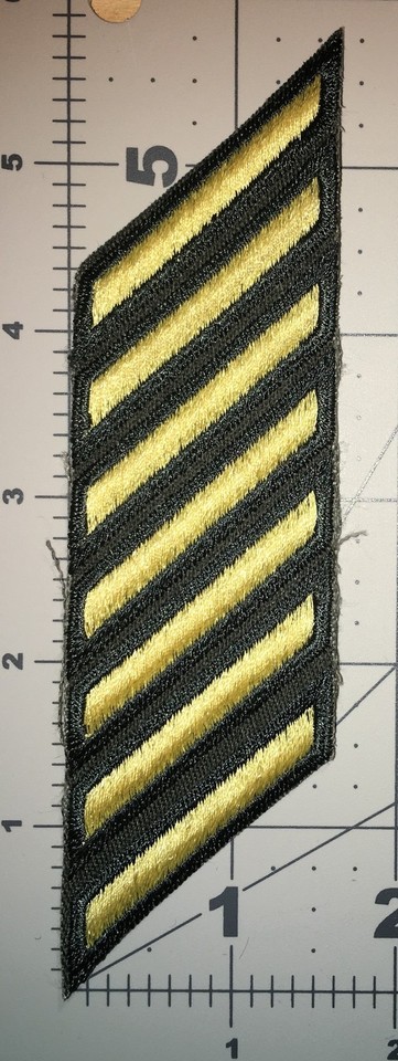 US Army Class A Hash Marks Male Service Stripes Gold Embroidered on ...