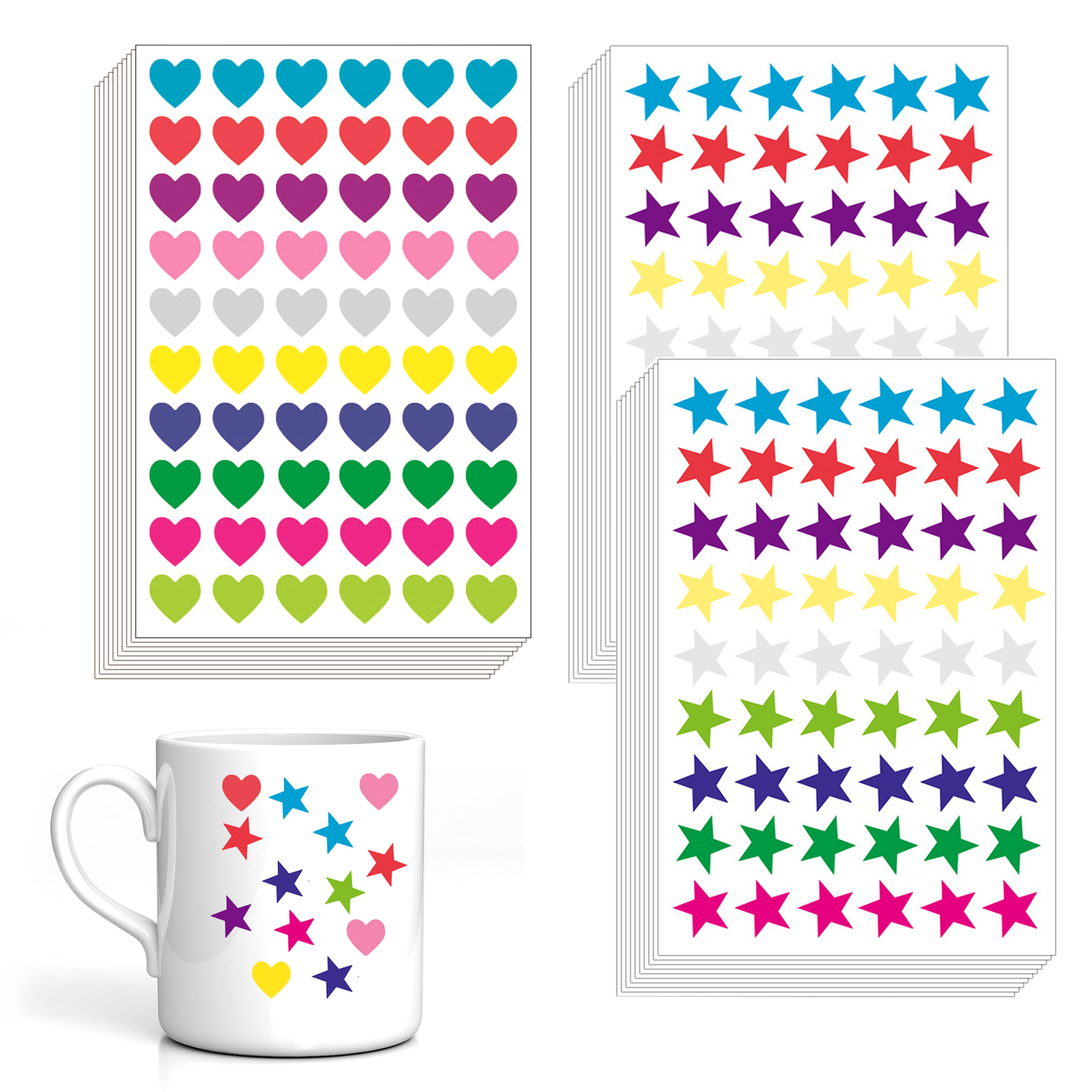 1680pcs Students Home For Kids Teachers Reward Sticker Praise Star ...