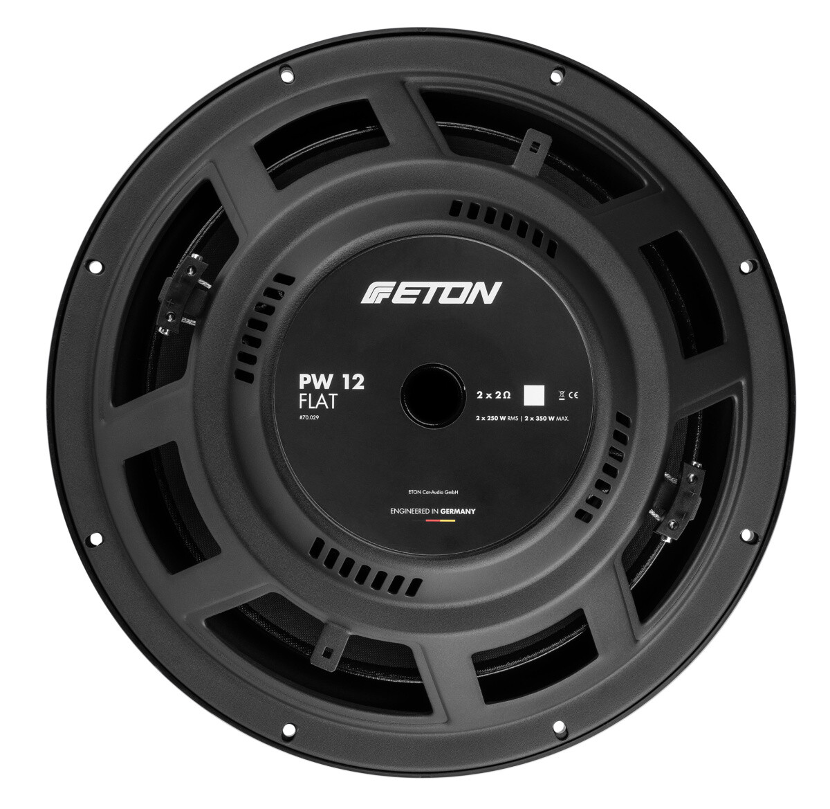 Eton PW12Flat 30cm 12" Zoll Subwoofer Lautsprecher flach für Gehäuse ...