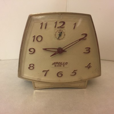 Vintage Lux Alarm Clock - Robert Shaw Controls - Apollo Mark II - Works ...