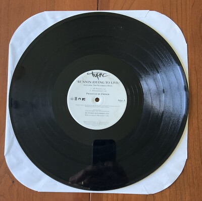 Tupac Runnin (Dying To Live) 12 Inch Single 33 RPM Record - G+/G+ | eBay