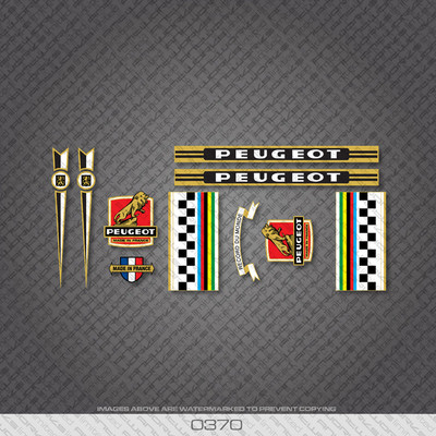 Decals, Stickers - Peugeot Bicycle Decal - Nelo's Cycles