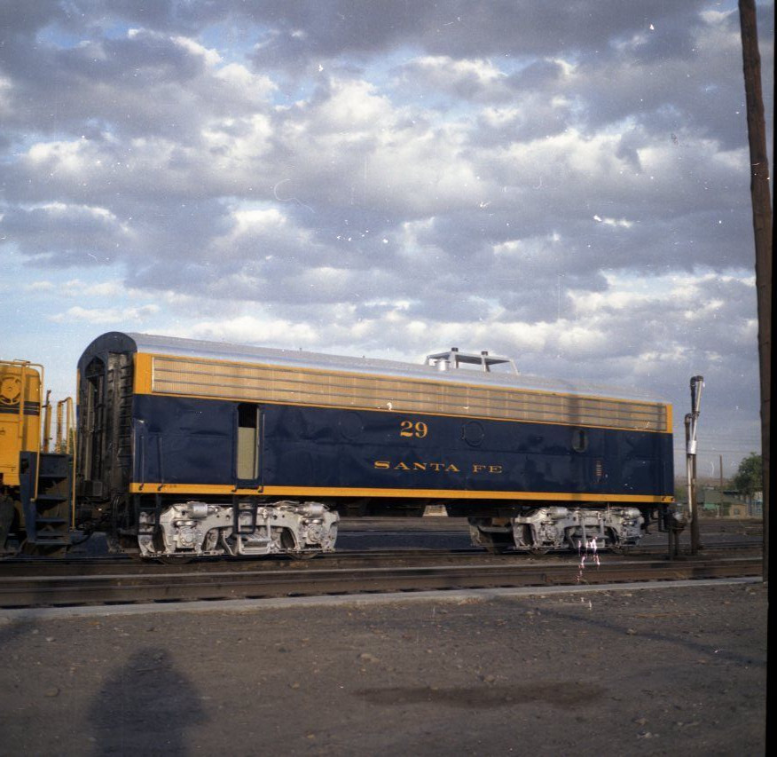 ATSF Santa Fe EMD F3A B/C Unit #29 - Orig Color Railroad Negative | eBay