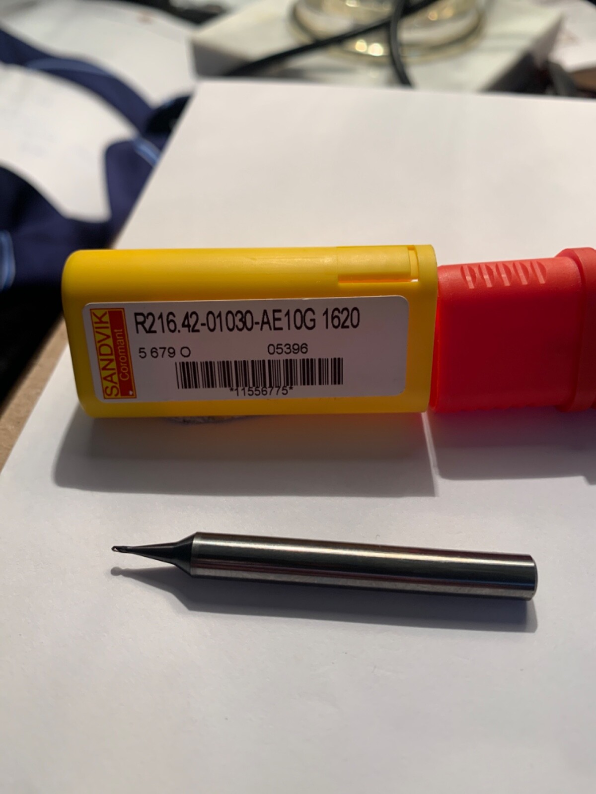 Sandvik 1mm 2 Flute Carbide Endmill 6mm Shank R216.32-01030-AE10G 1620 ...