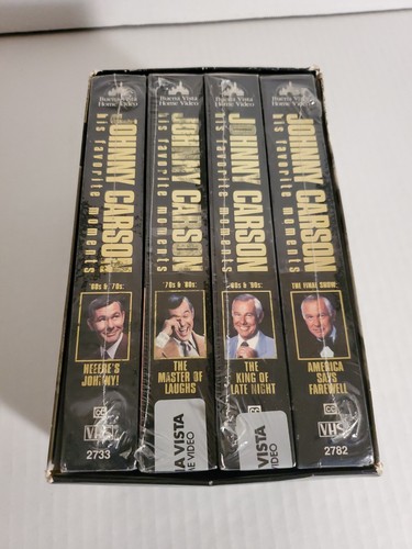 The Johnny Carson Collection 4 VHS VCR Tapes including The Final Show ...