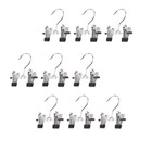Adjustable Clips Boots Hangers Space Saving Boot Organizer 9-Pack Black ...
