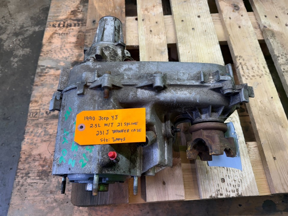 89-95 JEEP WRANGLER YJ 2.5 MANUAL NP231J 231J TRANSFER CASE ...