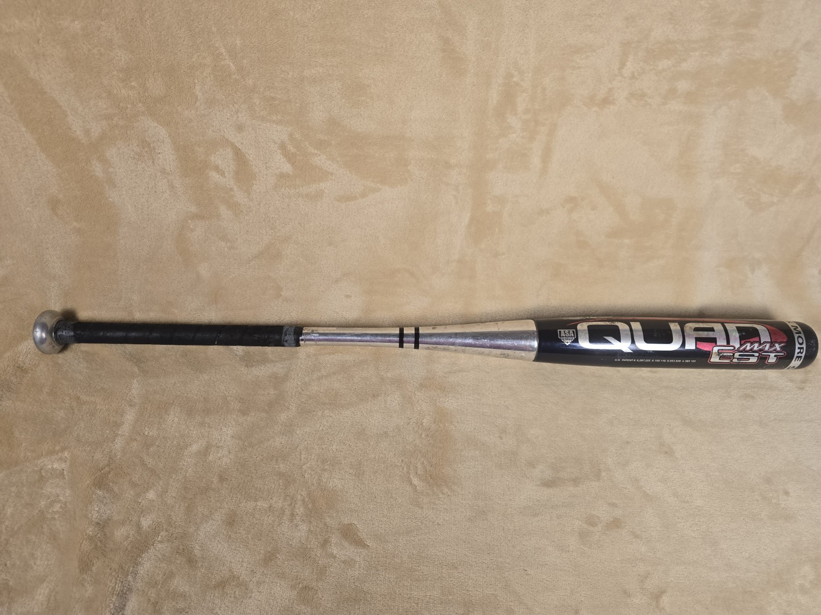 WORTH Quad EST Max Softball Bat 33 inch /25 oz ASA Certified 2 1/4 ...
