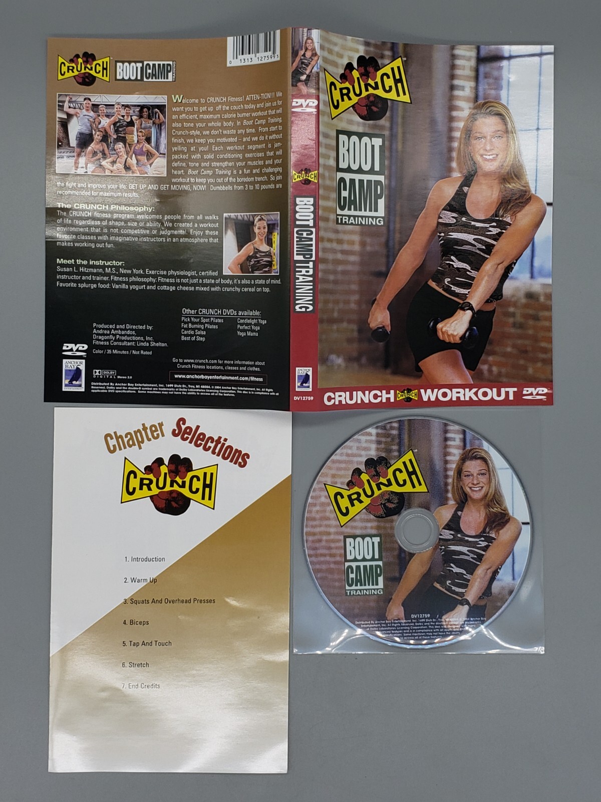Crunch: Boot Camp Training (DVD, 2004) No Case No Tracking 13131275995 ...