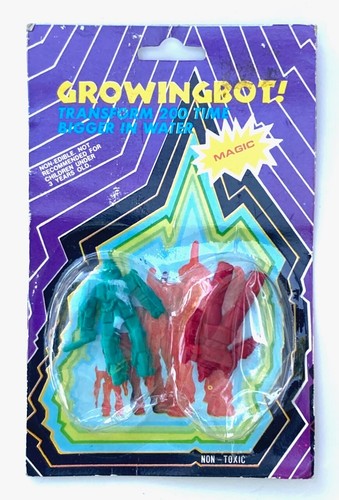 2-PACK Vtg Growingbot Growing Bot New on CARD Sealed Magic, NOC bigger ...