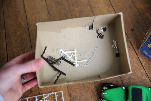 1973 AMT '36 Ford Coupe Roadster Model Car Kit built junkyard box No ...