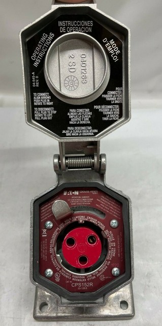 Crouse-Hinds 20a Delayed Action Circuit Breaking Receptacle CPS152R for ...