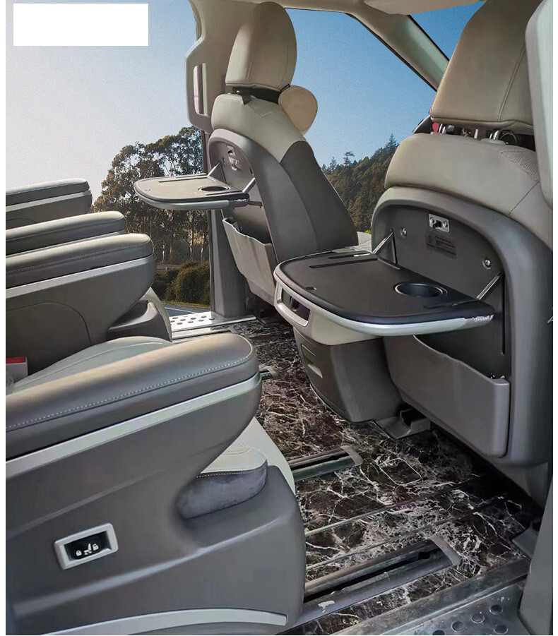 2021-2024 KIA Carnival Back Seat Table | Foldable | Black | Plastic ...