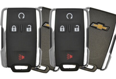 (2) 14-19 Chevrolet Silverado and Colorado Keyless Remotes with Remote ...