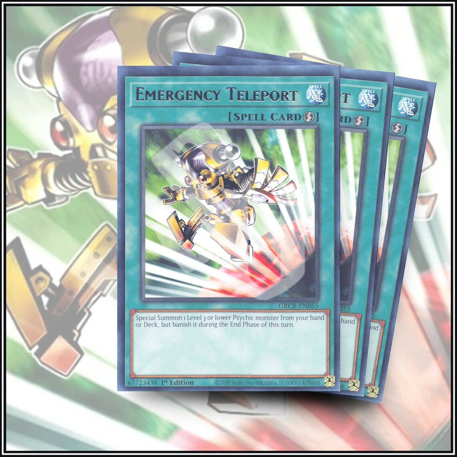 YuGiOh EMERGENCY TELEPORT x3 | RARE ️ 1ST EDITION 💎 | eBay