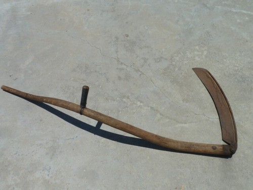 Vintage Scythe / sickle Hay Grain Farm Tool 61''X20'' | eBay