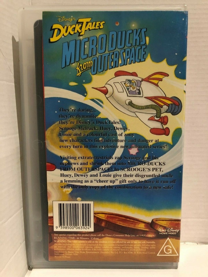 WALT DISNEY ~ DUCKTALES MICRO DUCKS FROM OUTER SPACE ~ VOLUME 2 ~ RARE ...
