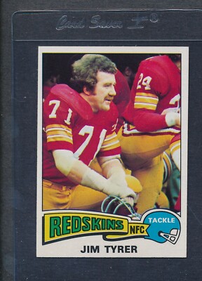 1975 Topps #179 Jim Tyrer Redskins NM/MT *747 | eBay