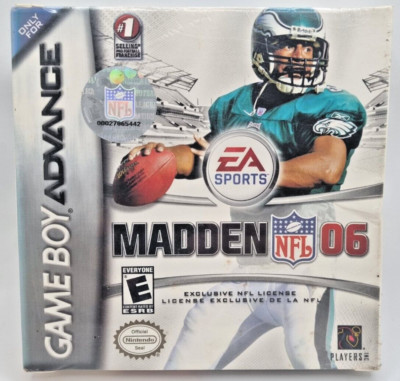 Madden NFL 2006 Nintendo Game Boy Advance Brand New Factory Sealed | eBay