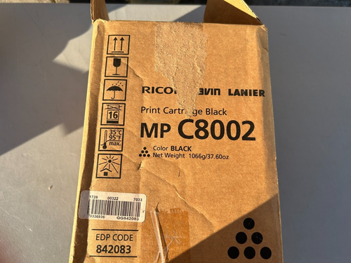 New RICOH SAVIN TONER MP C8002 BLACK 842083 | eBay
