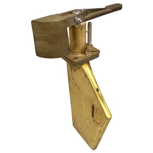 Malibu Boat Rudder Assembly 3411026 | w/ Tiller Arm 2 Inch Bronze | eBay