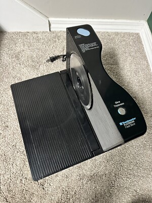 Toastmaster Platinum Food Slicer, Black, Adjustable Thickness, Folds ...