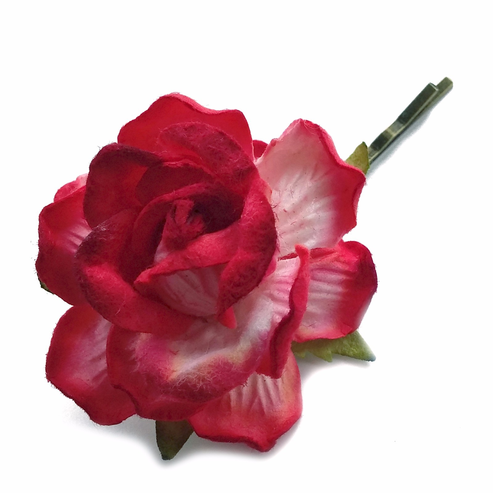 RUSTIC ROSE Hair Clip Vintage Boho Grip Wedding Festival Dance Prom ...