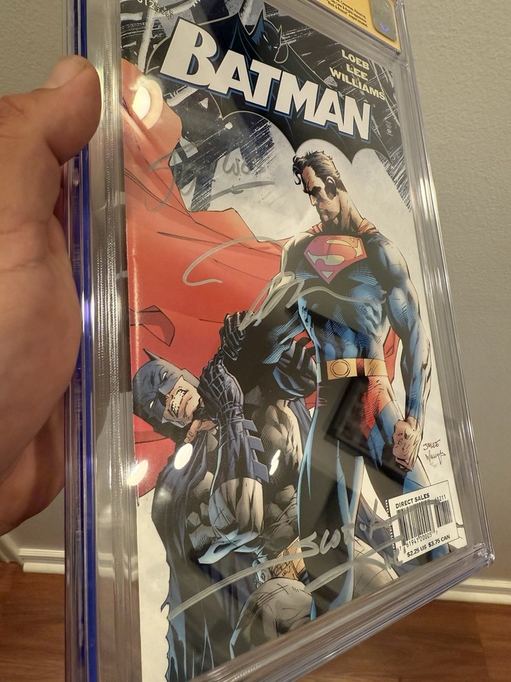 BATMAN #612 CGC SIGNED BY JIM LEE JEPH LOEB SCOTT WILLIAMS ALEX ...