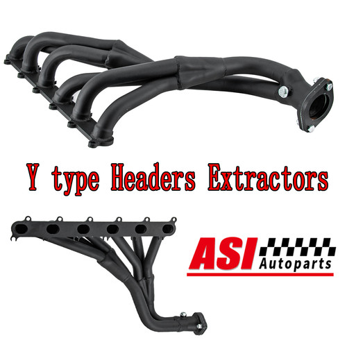 For BA BF 6 Cyl 4.0 Ford Falcon Fairmont XR6 Headers Extractors Tri Y ...
