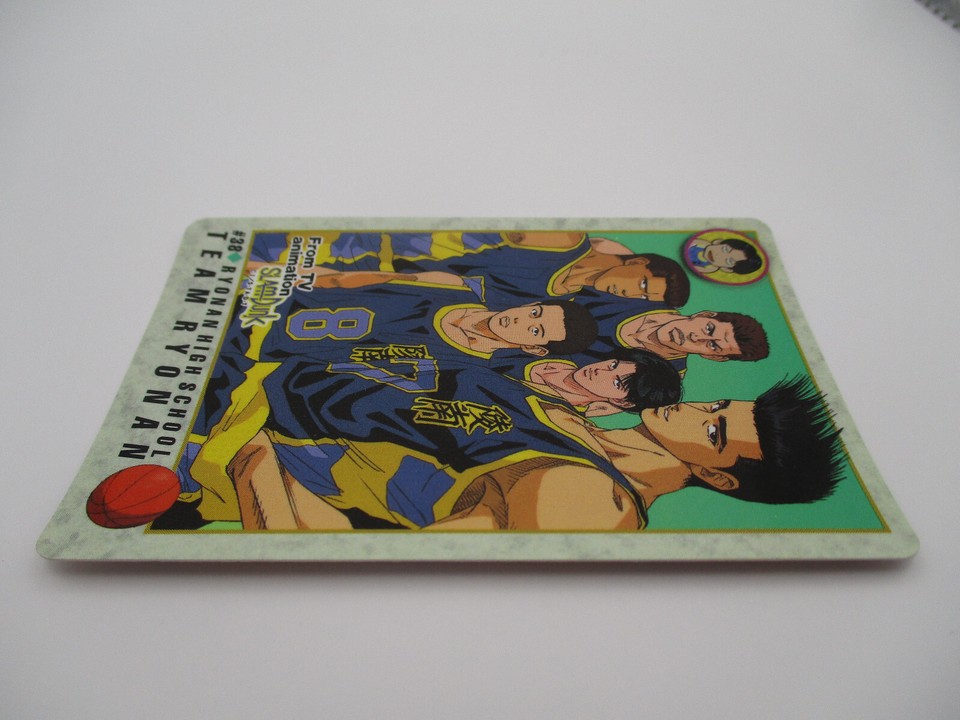 Team Ryonan Sendoh #38 SLAM DUNK Card animation BNADAI 1994 Carddas ...
