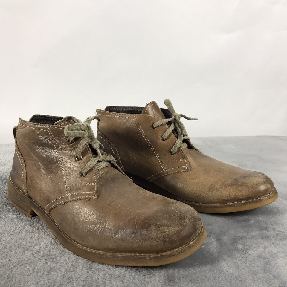 Bed Stu Men's Tan Draco Toast Zone Chukka Lace Up Leather Boots Shoes ...