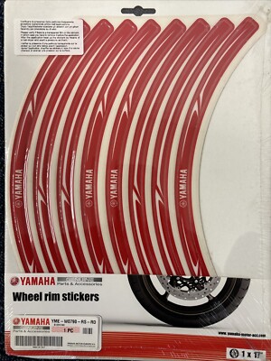Genuine Yamaha Wheel Rim Stickers 17” R1 R6 R125 R7 | eBay UK