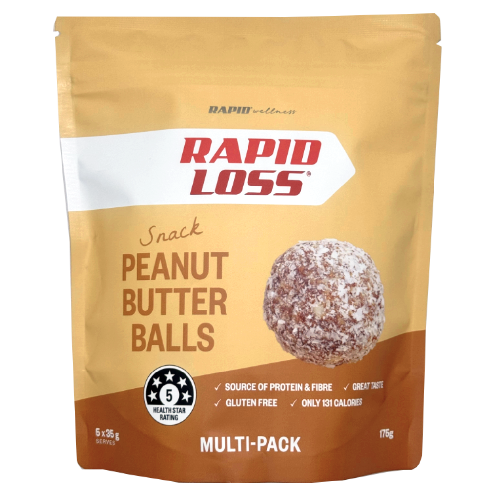 Rapid Loss Peanut Butter Snack Balls 175g Multi-Pack Gluten Free ...