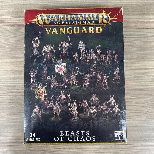 BEASTS OF CHAOS VANGUARD ARMY SET BRAYHERD BEASTMEN WARHAMMER AGE OF ...