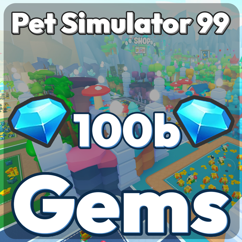 100m to 100b PS99 Gems 💎 Pet Sim Simulator 99 Roblox Diamonds 💎 | eBay