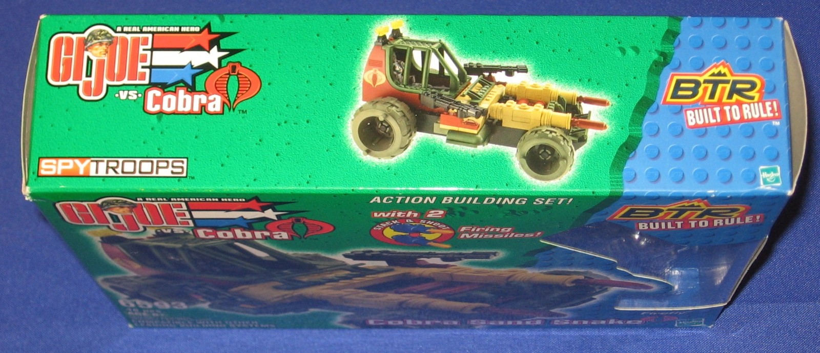 GI Joe BTR Cobra Sand Snake Firefly 3.75" Action Figure 2003 MIB Built ...