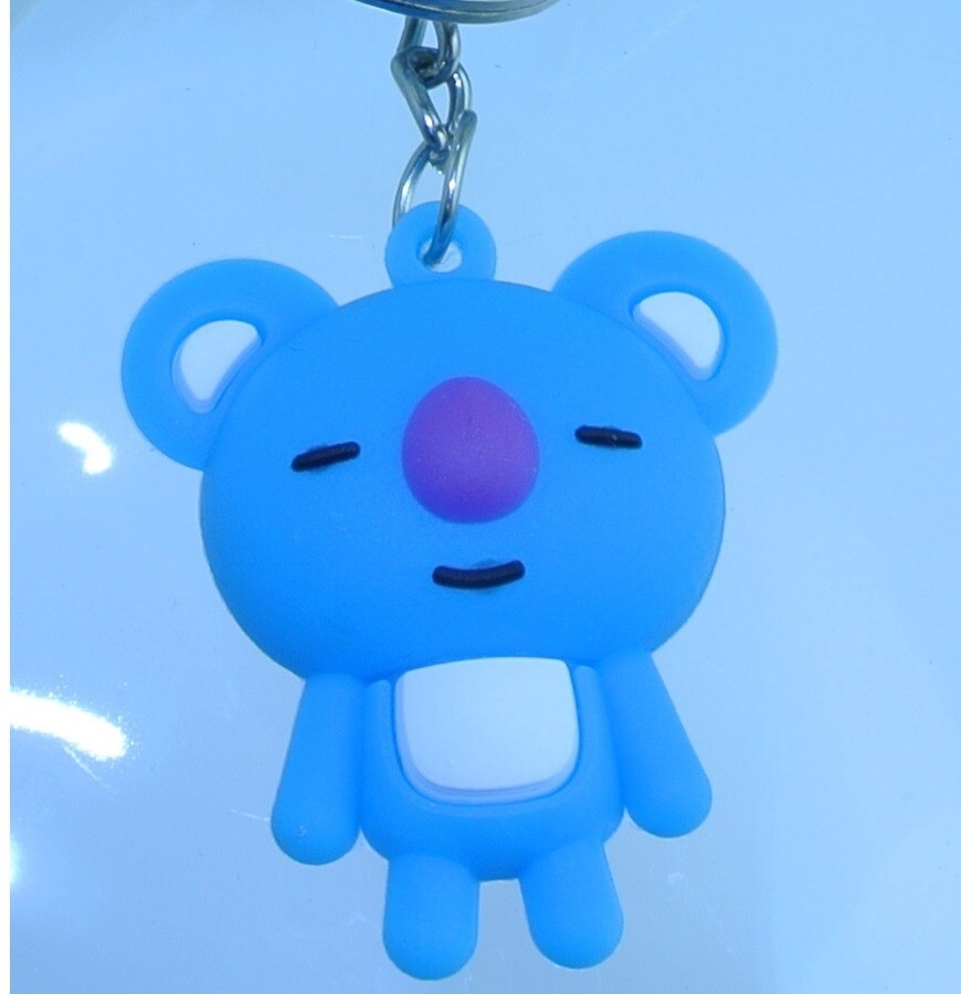 BTS KIM NAMJOON RM BT21 KOYA KEYCHAIN STRAP & CLASP KEYRING KEY RING ...
