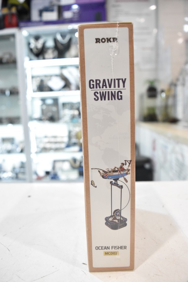 ROKR 3D Puzzle Wooden Model kit Gravity Swing Ocean Fisher MCD02 | eBay ...