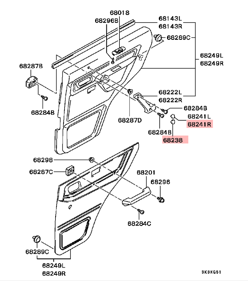 Grey Right Door Grab Handle Srew Cover Caps for PAJERO SHOGUN V45W MK2 ...